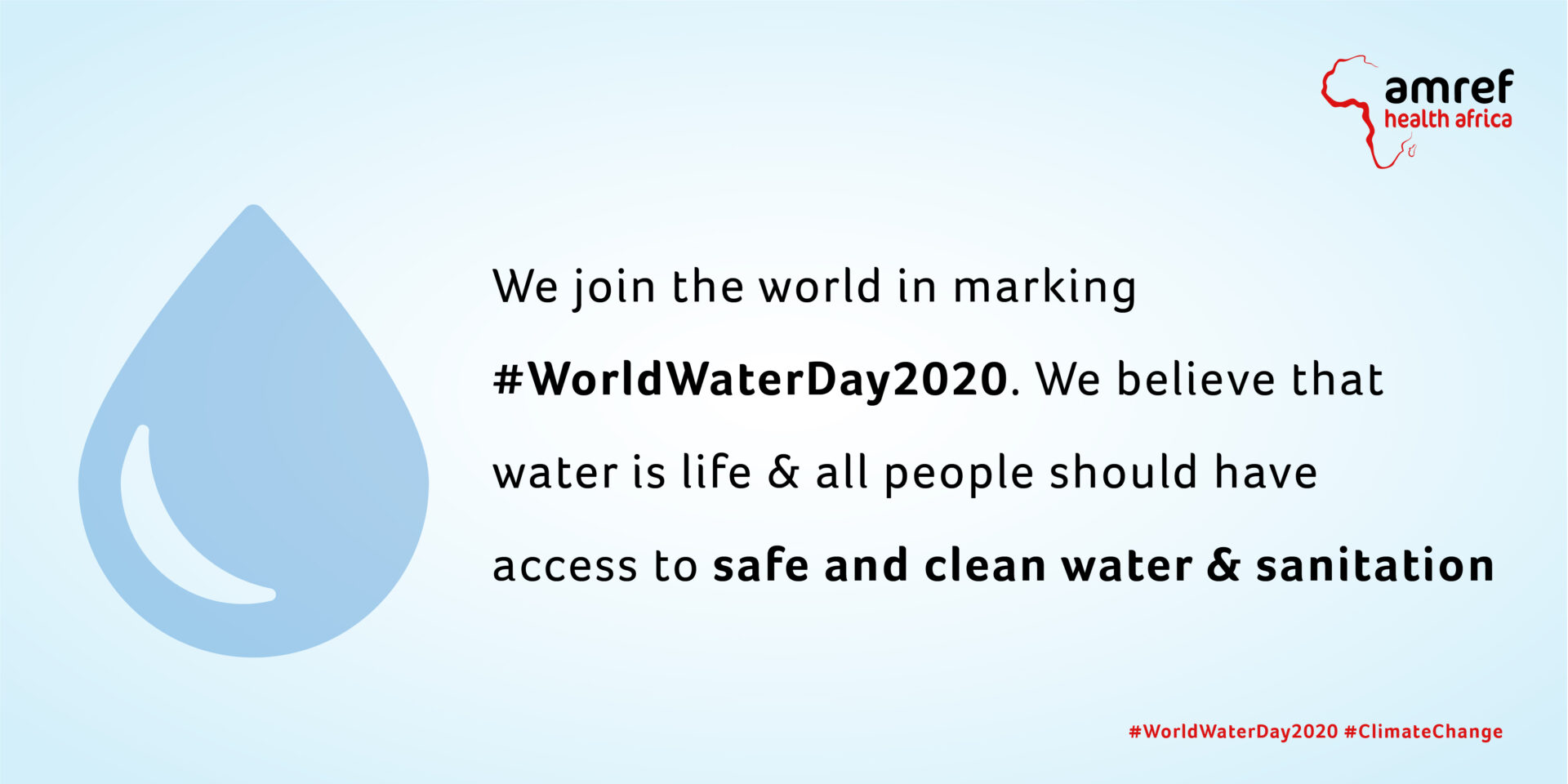 World Water Day 2020 - Water and Climate Change