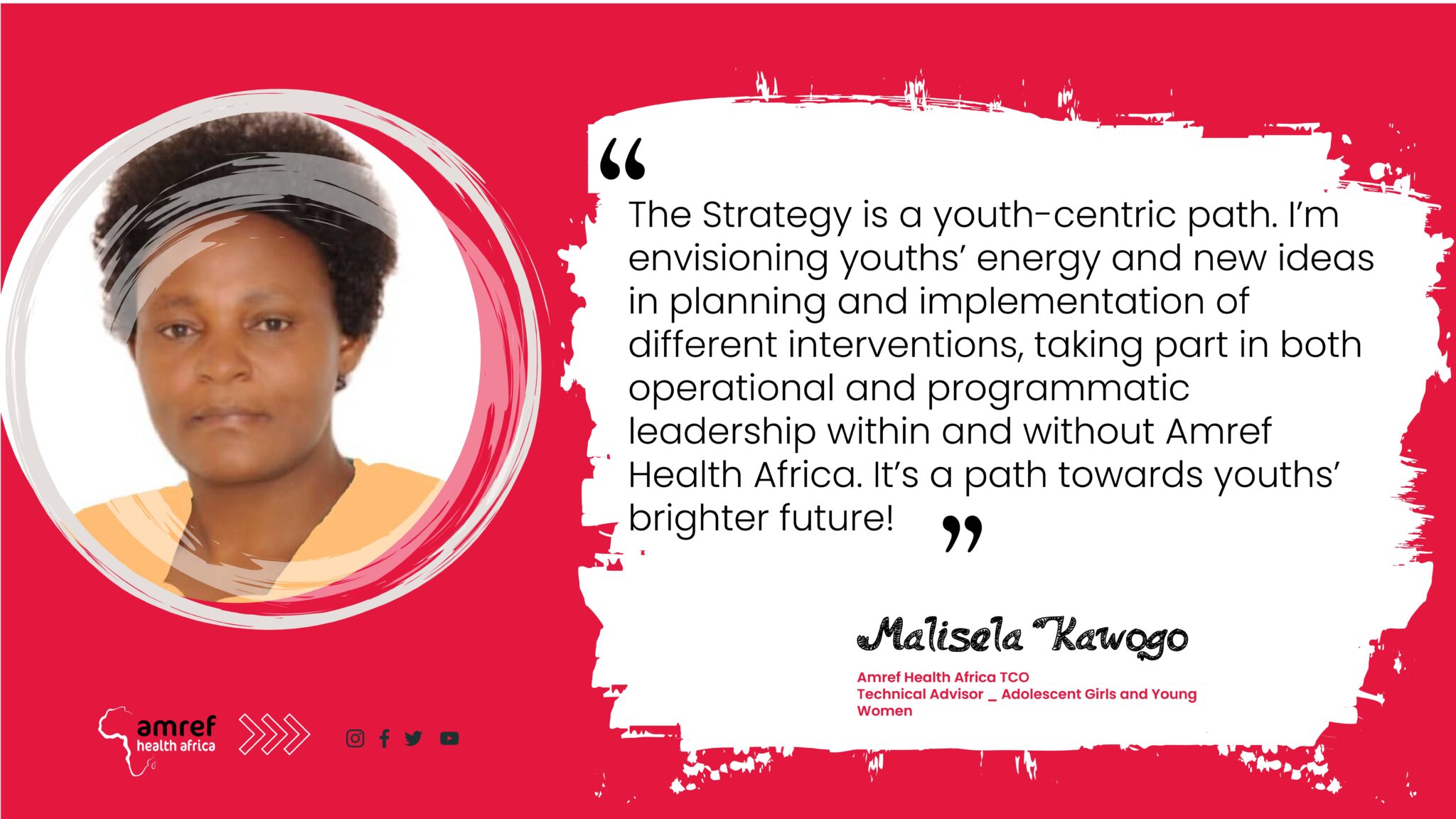 Social Media Toolkit - Amref Global Youth and Adolescents Strategy Launch