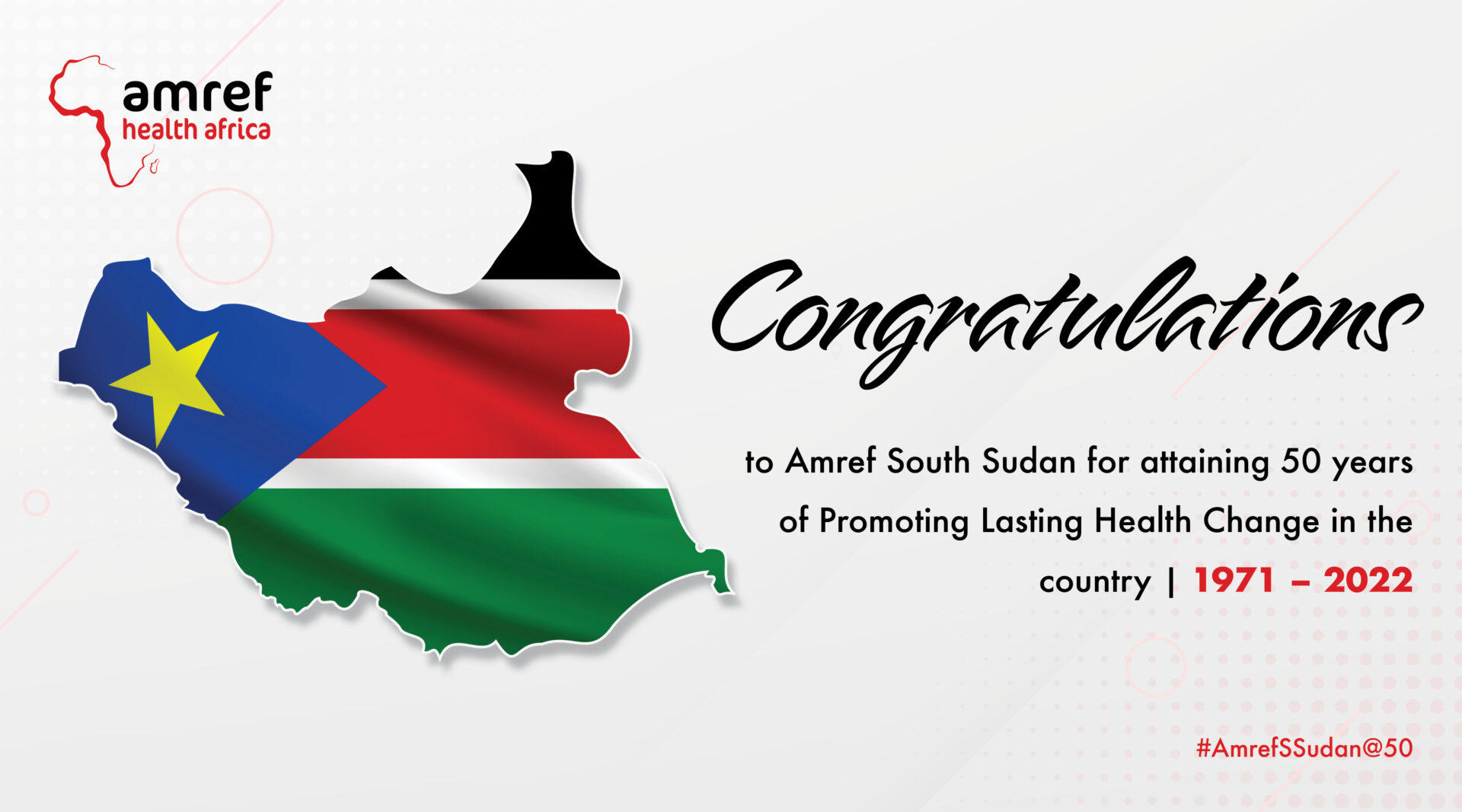 Amref’s Celebration of 50 Years in South-Sudan