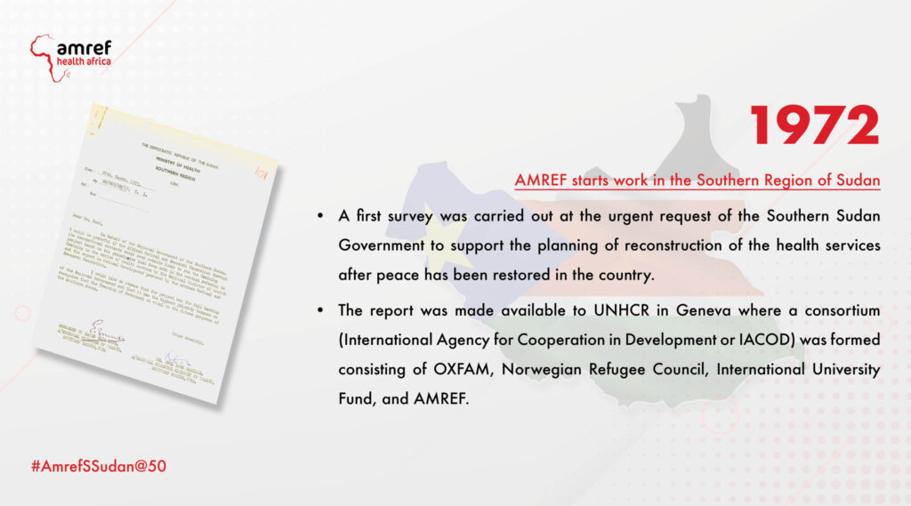 Amref’s Celebration of 50 Years in South-Sudan