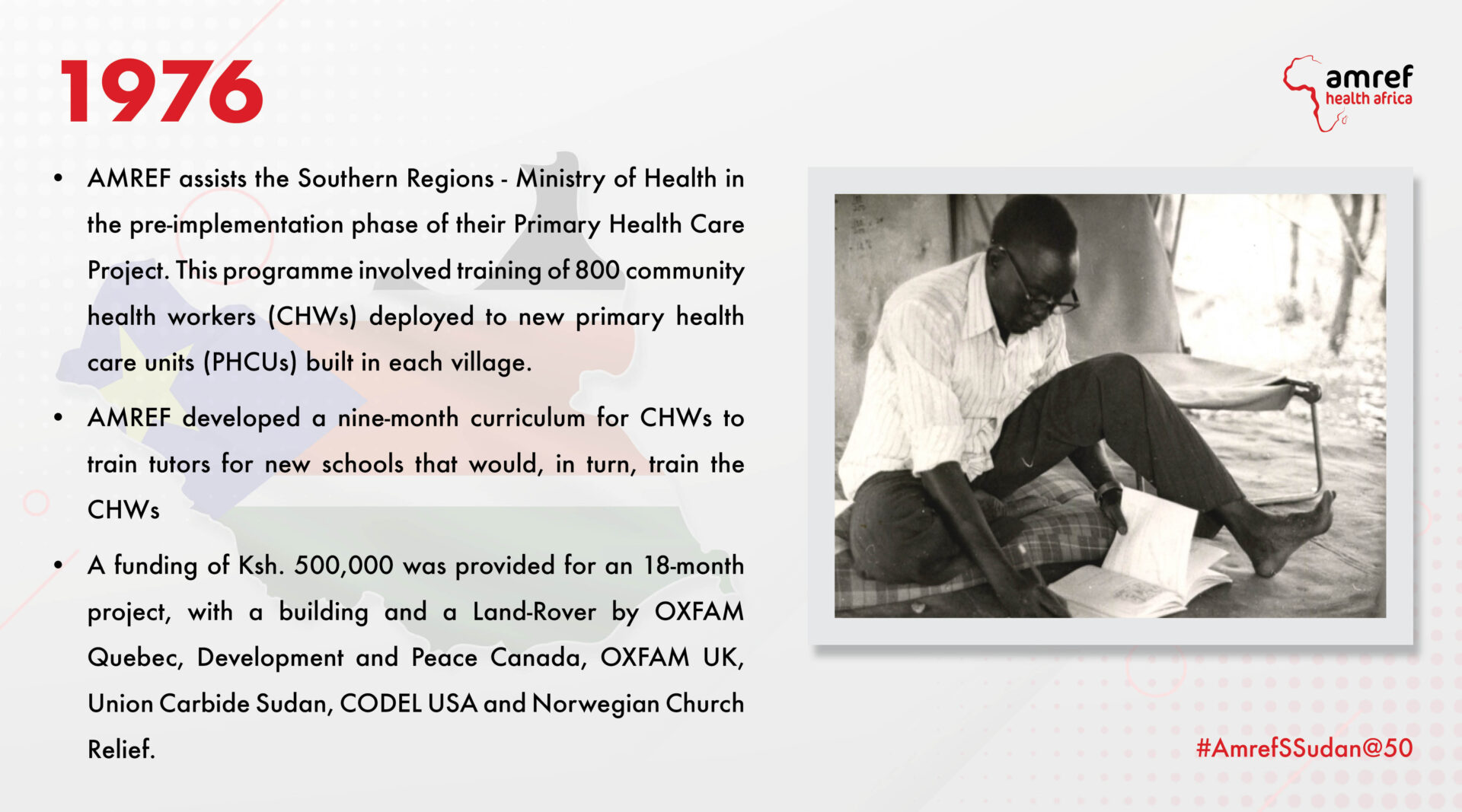 Amref’s Celebration of 50 Years in South-Sudan