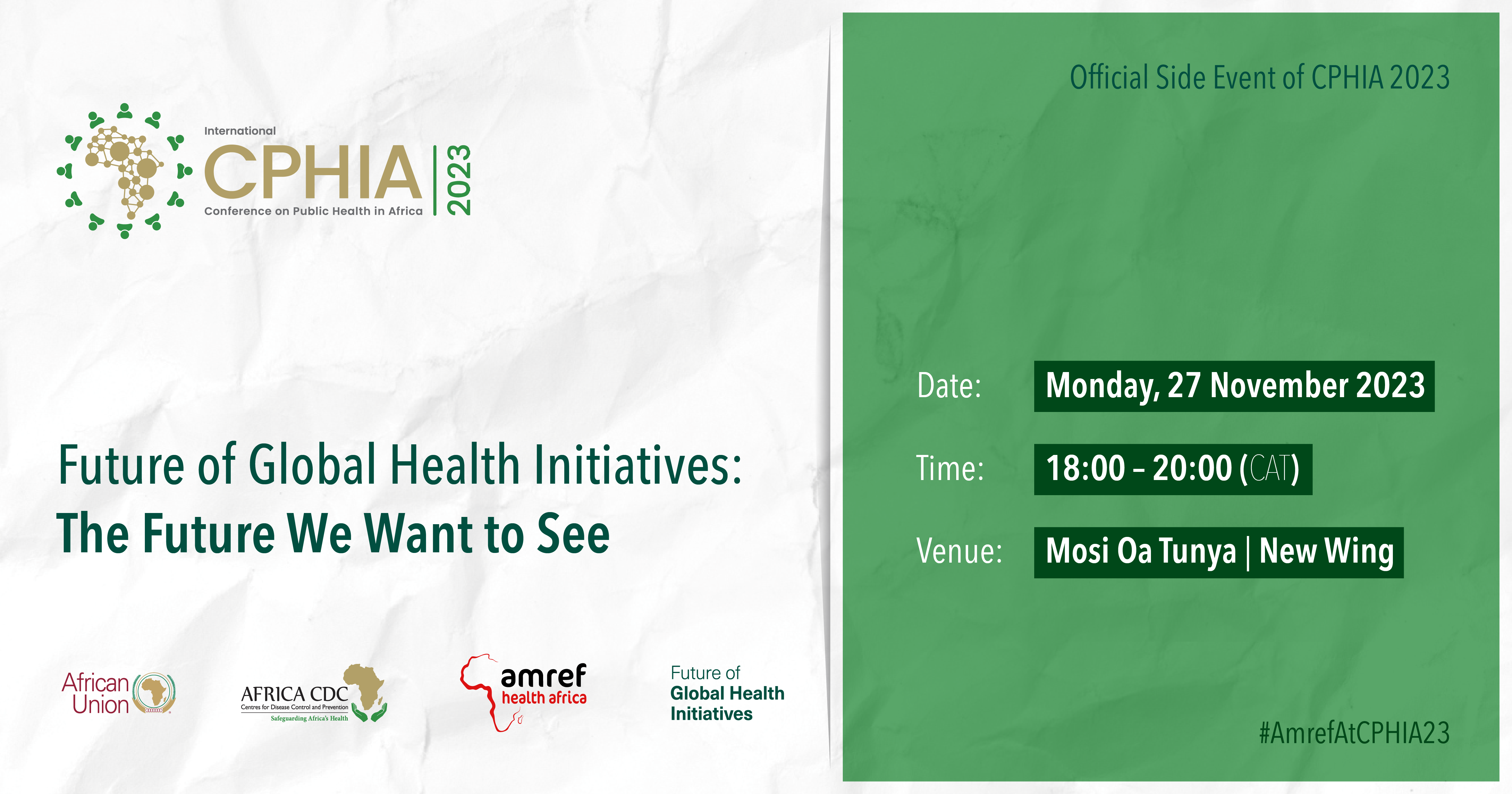 CPHIA 2023 — Lusaka, Zambia 27-30 November - Newsroom