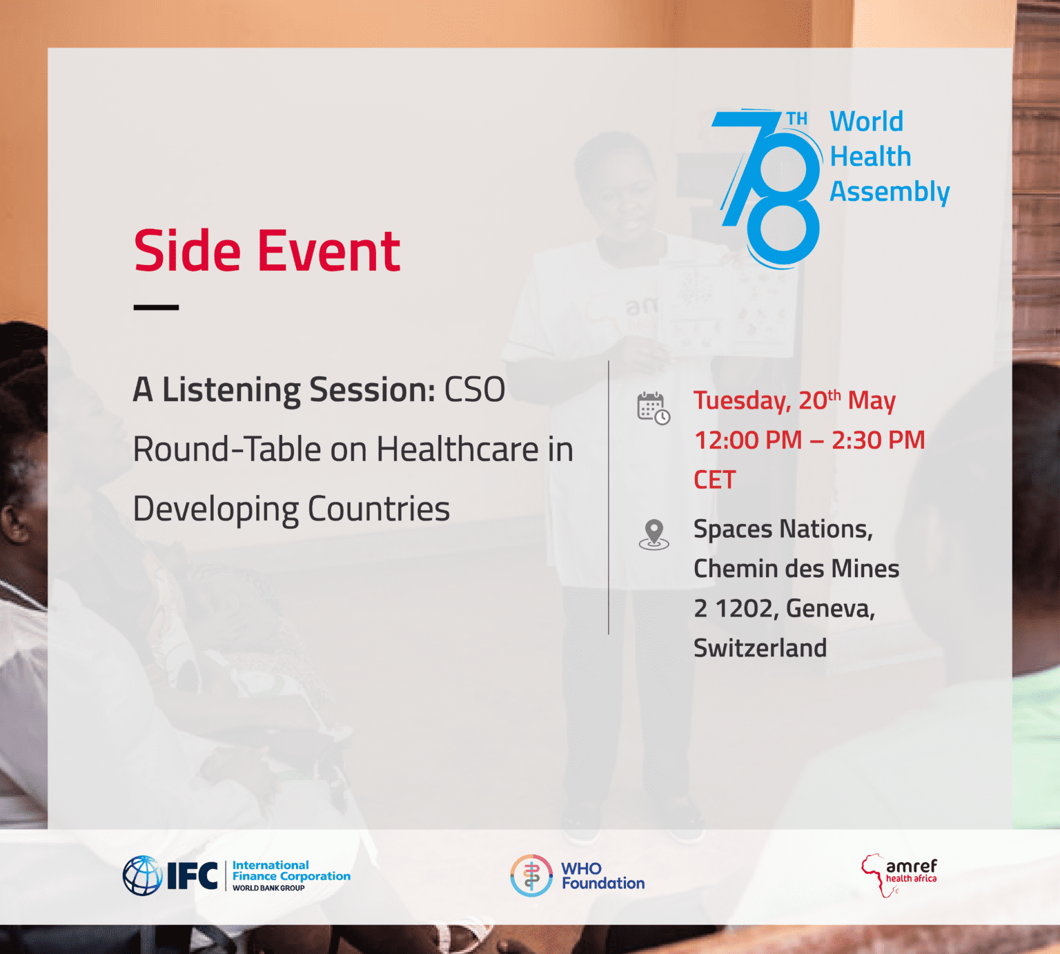 Amref at WHA 78 - Newsroom