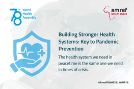 Amref at WHA 78 - Newsroom